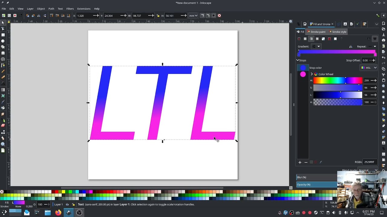 Inkstitch 3 - Gradient fill stitch Part 2, the Automatic Gradient Fill ...