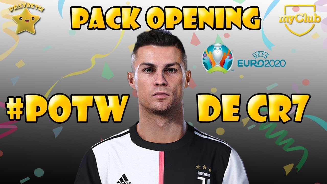 #POTW DE CR7 PACK OPENING UEFA EURO 2020 | PES 2020 #eFootballPES2020 ⚽ ...