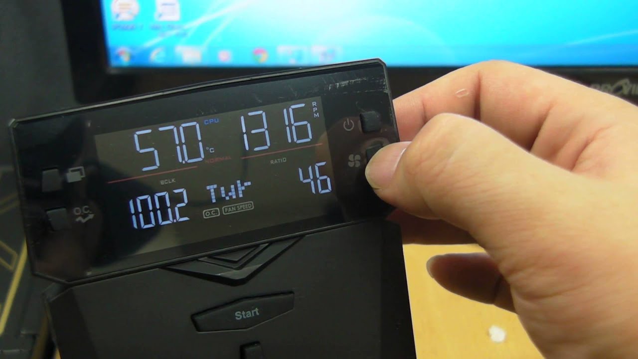 ASUS ROG OC Panel 메뉴 영상 - YouTube