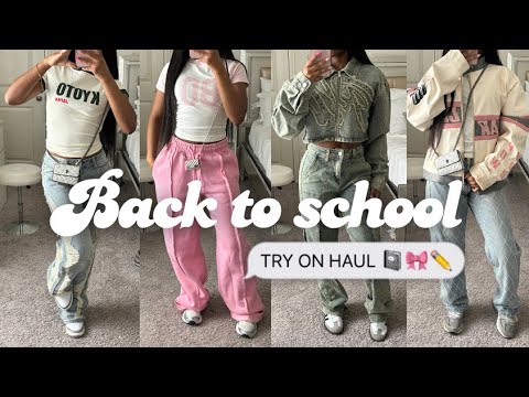 BACK TO SCHOOL *TRY ON HAUL* | fashion nova , PLT  , Zara & more