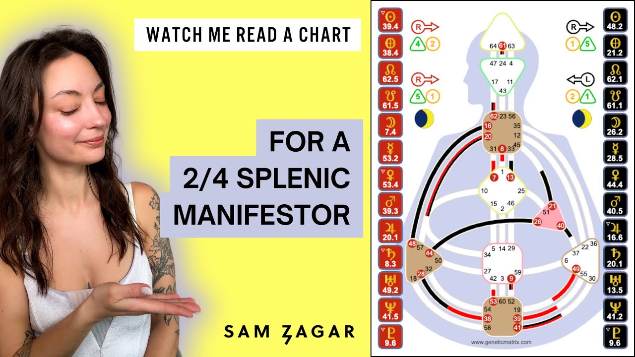 Human Design Reading For A 2/4 Splenic Manifestor - YouTube