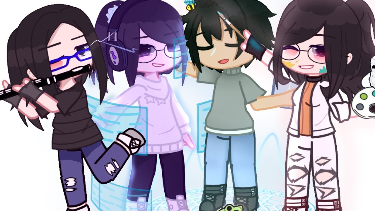 me vs my best friend s } ° [ meme ] gacha club - YouTube