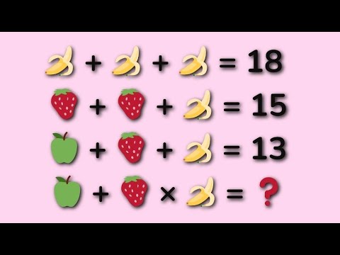 Solve These Math Riddles Only Geniuses Can Get Them All Right - YouTube