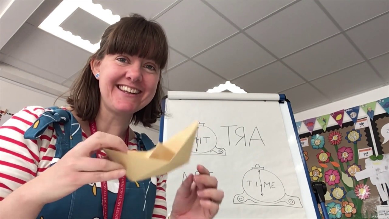 Folded Paper Boat Science Investigation - YouTube