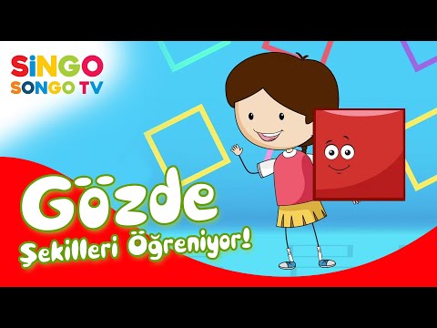 GÖZDE Şekilleri Öğreniyor 🟢🔶🟪 – SingoSongo TV I İsme Özel Çocuk Şarkıları 🎵