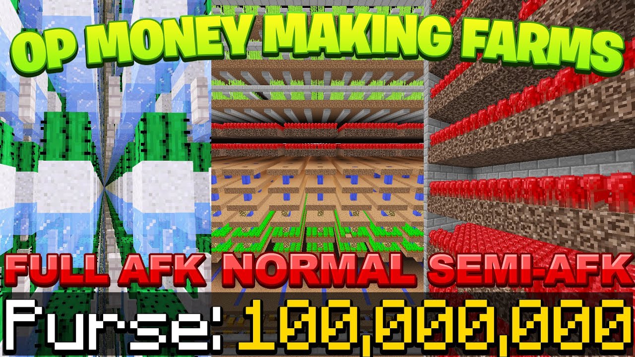 The BEST Money Making Farms for Hypixel Skyblock! AFK, Semi-AFK, and Grinding Farms to Make ...