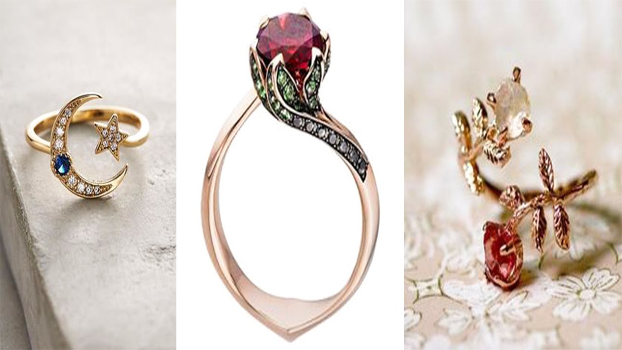 New Diamond Ring Design Ideas for Girls | Rings for Girls | Latest Ring ...