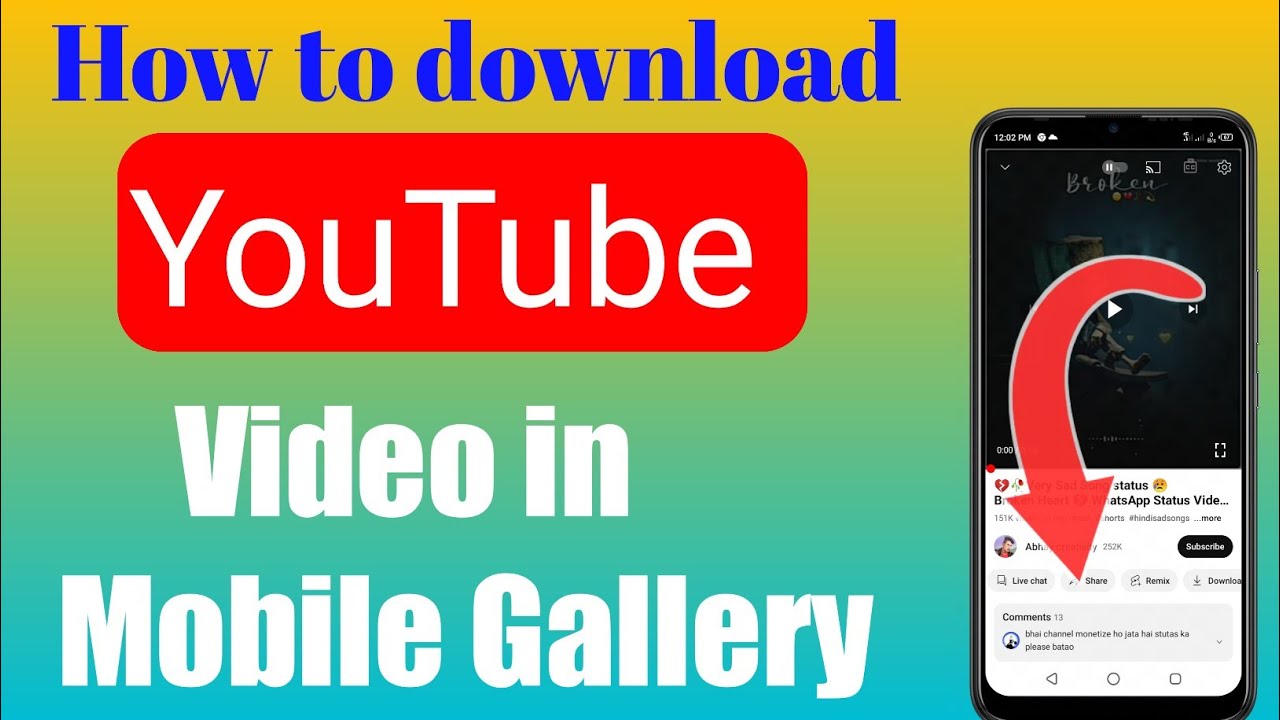 YouTube ki video ko gallery me save kesy Karen| YouTube ki video ko download Kerny ka tarika ...