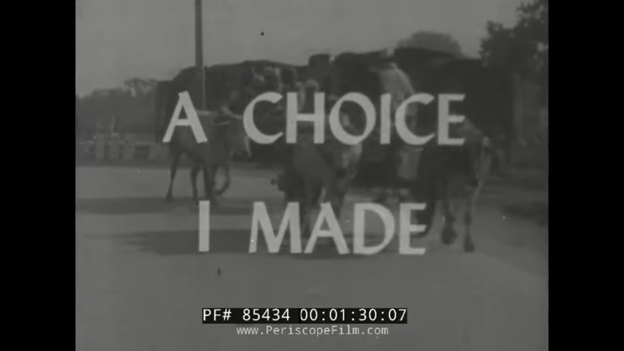 PEACE CORPS IN INDIA "A CHOICE I MADE" 1966 PROMOTIONAL FILM 85434 ...
