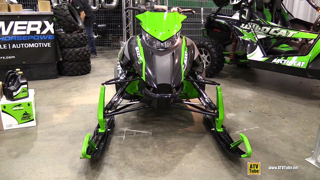 2015 Arctic Cat 8000 RR Snowmobile - Walkaround - 2014 Toronto ATV Show ...