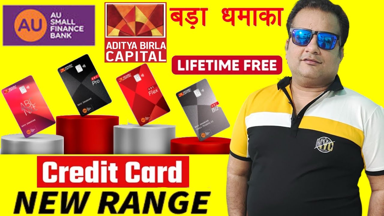 Au Abc Credit Cards Launched | Lifetime Free Credit Card | 1000 ...