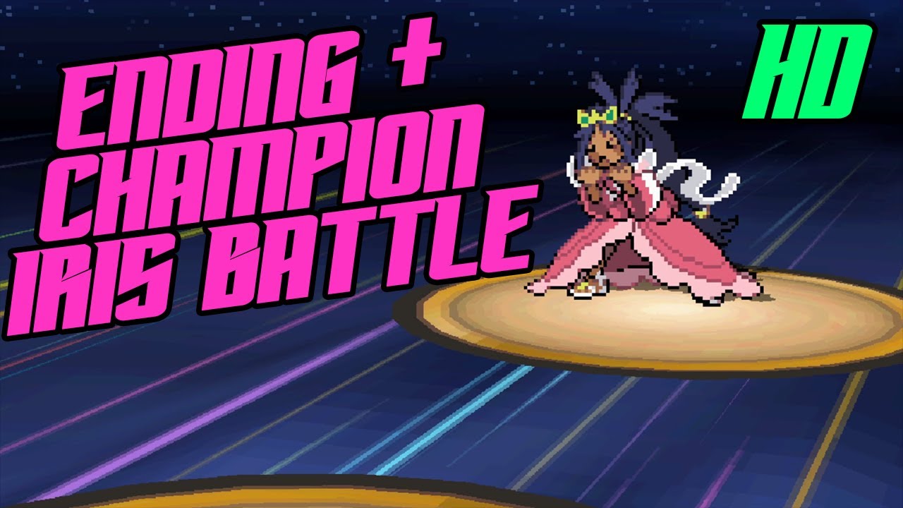 Pokemon Black 2 White 2 - Ending + VS. Champion Iris - YouTube