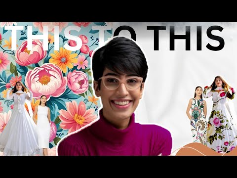 How to Change Dress Color & Pattern Using Clipping Mask | Photoshop ...