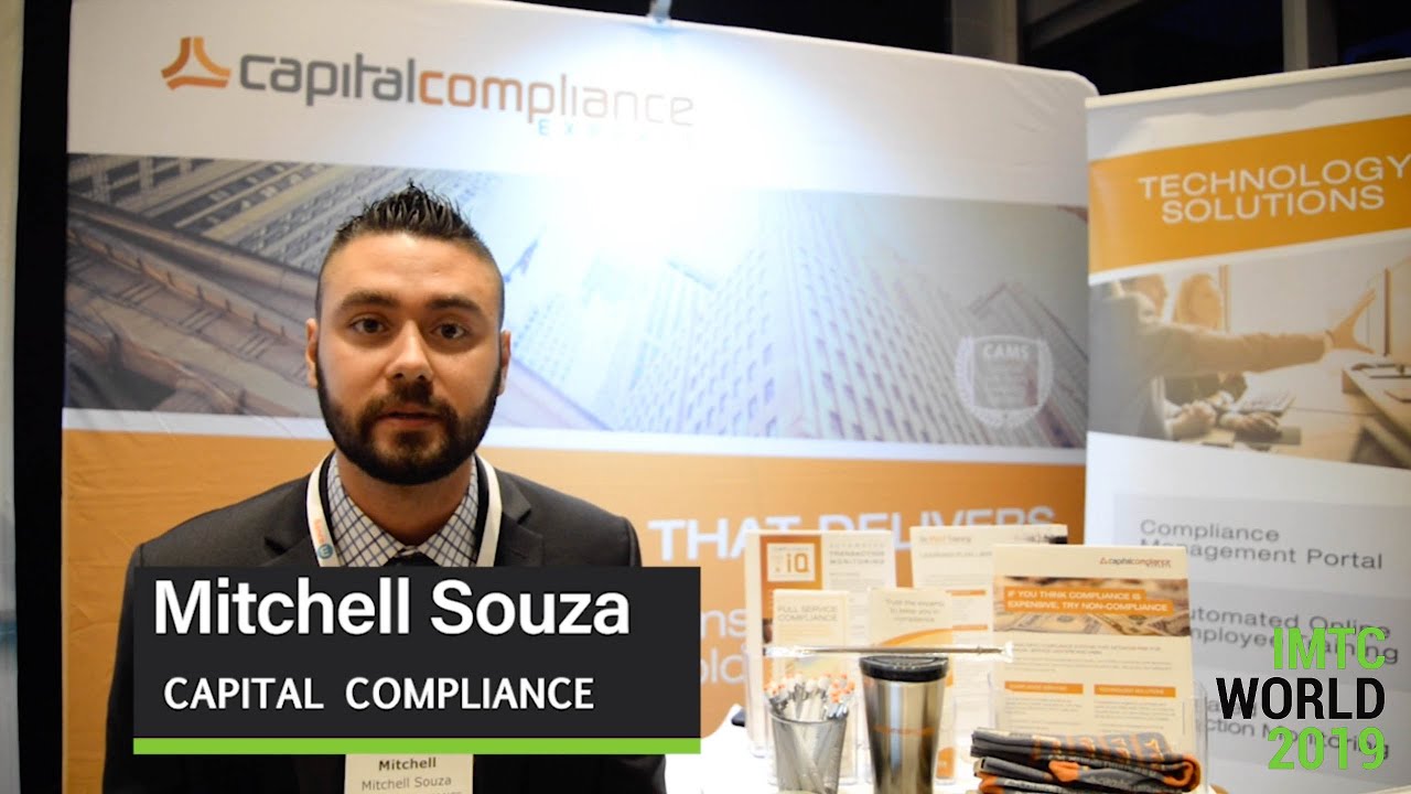 IMTC WORLD 2019 – Mitchell Souza, Capital Compliance - Interview ...
