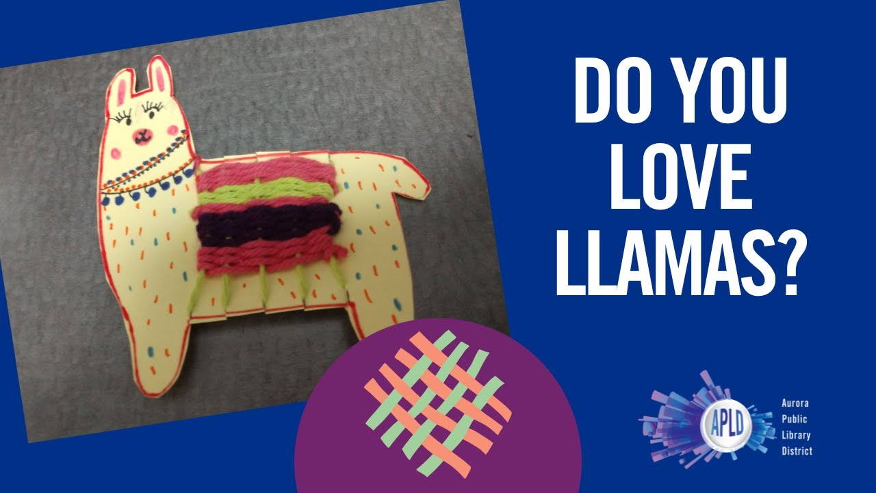 TUTORIAL Llama Weaving Craft - YouTube