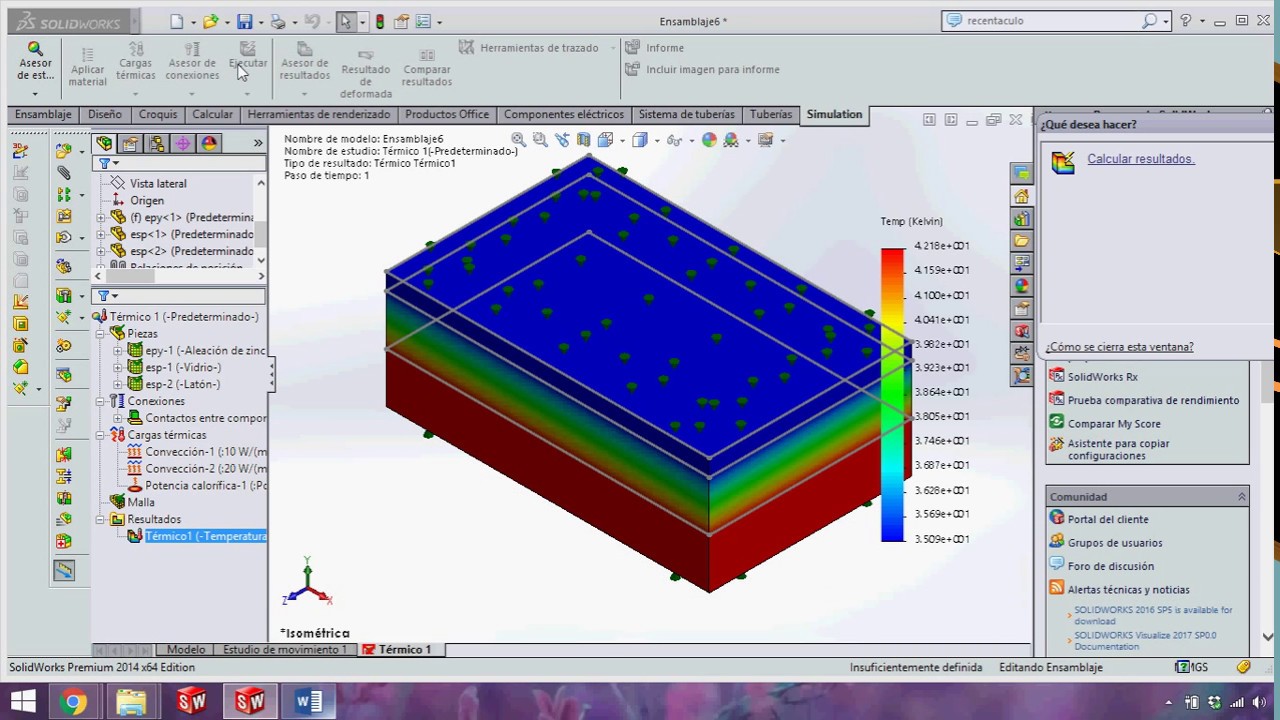 Tutorial SolidWorks: Paredes planas con capas múltiples - YouTube
