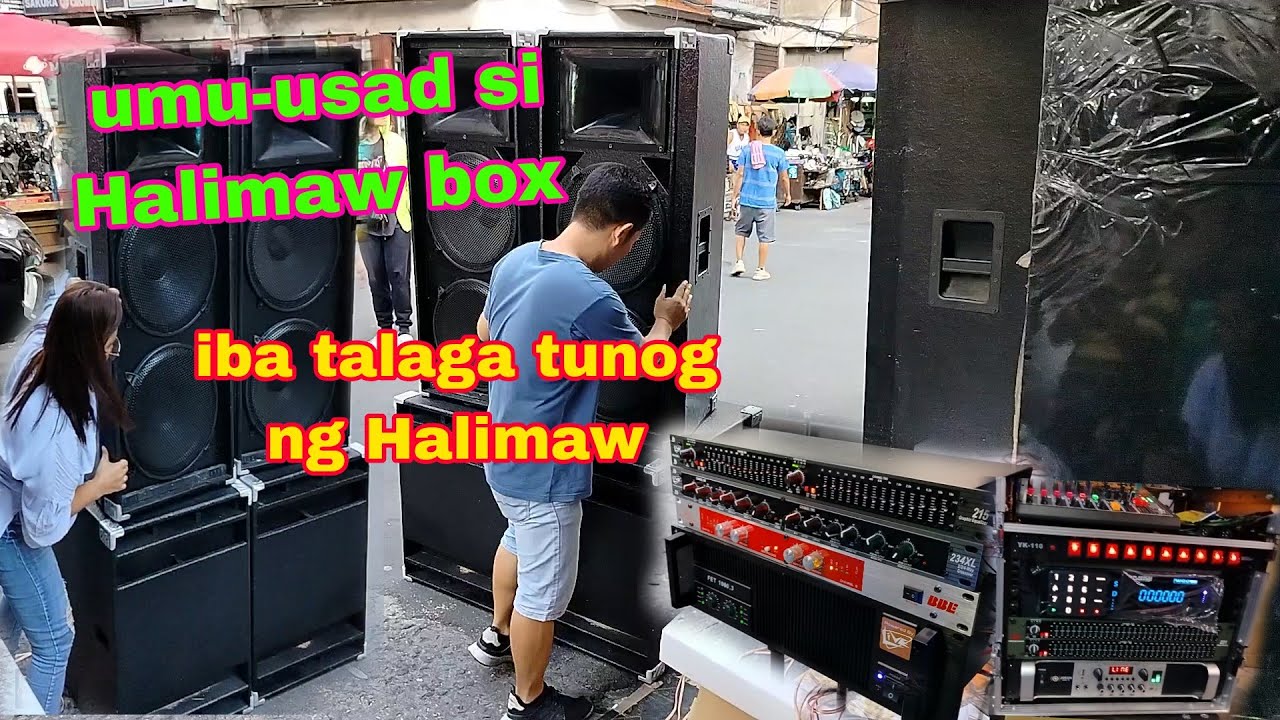 napaka 👉 halimaw talaga tumunog ni Halimaw box - YouTube