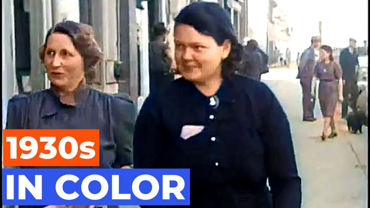 [Colorized & Enhanced] Incredible 1930s Footage Of Life In America ...