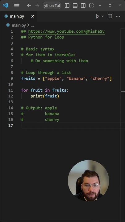 Python For Loops in 60 Seconds: Easy Iteration Explained! - YouTube
