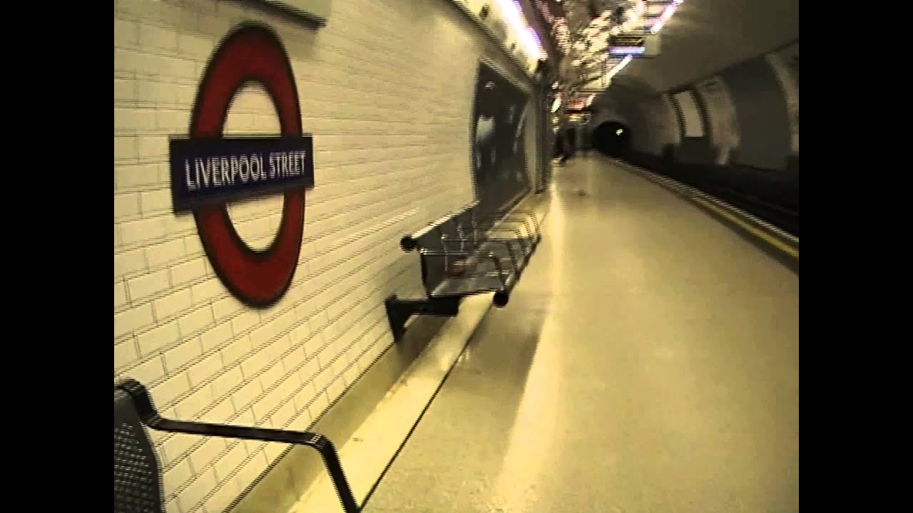 Central line - Liverpool Street Platform (22-10-2008) - YouTube