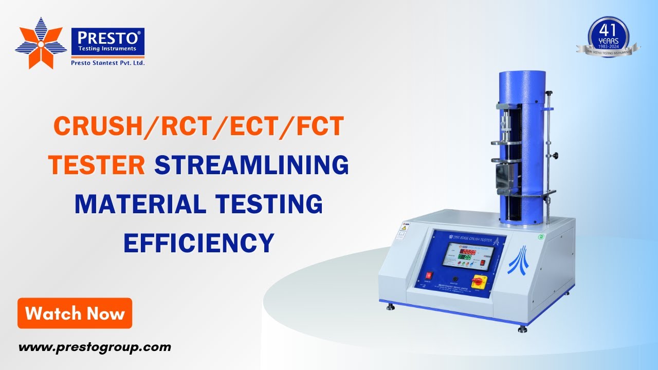 Crush/RCT/ECT/FCT Tester | Streamlining Material Testing Efficiency ...