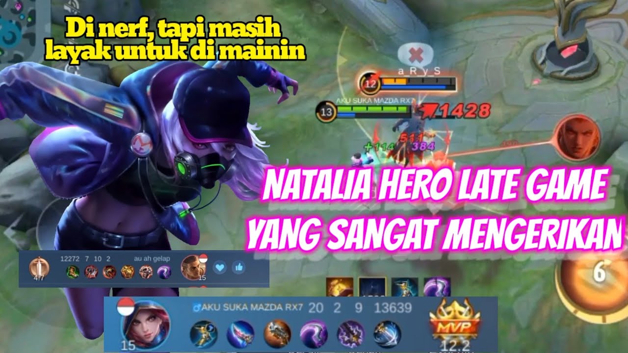 PICK HERO NATALIA BIKIN MUSUH KENA MENTAL. TOP GLOBAL NATALIA. [MOBILE ...