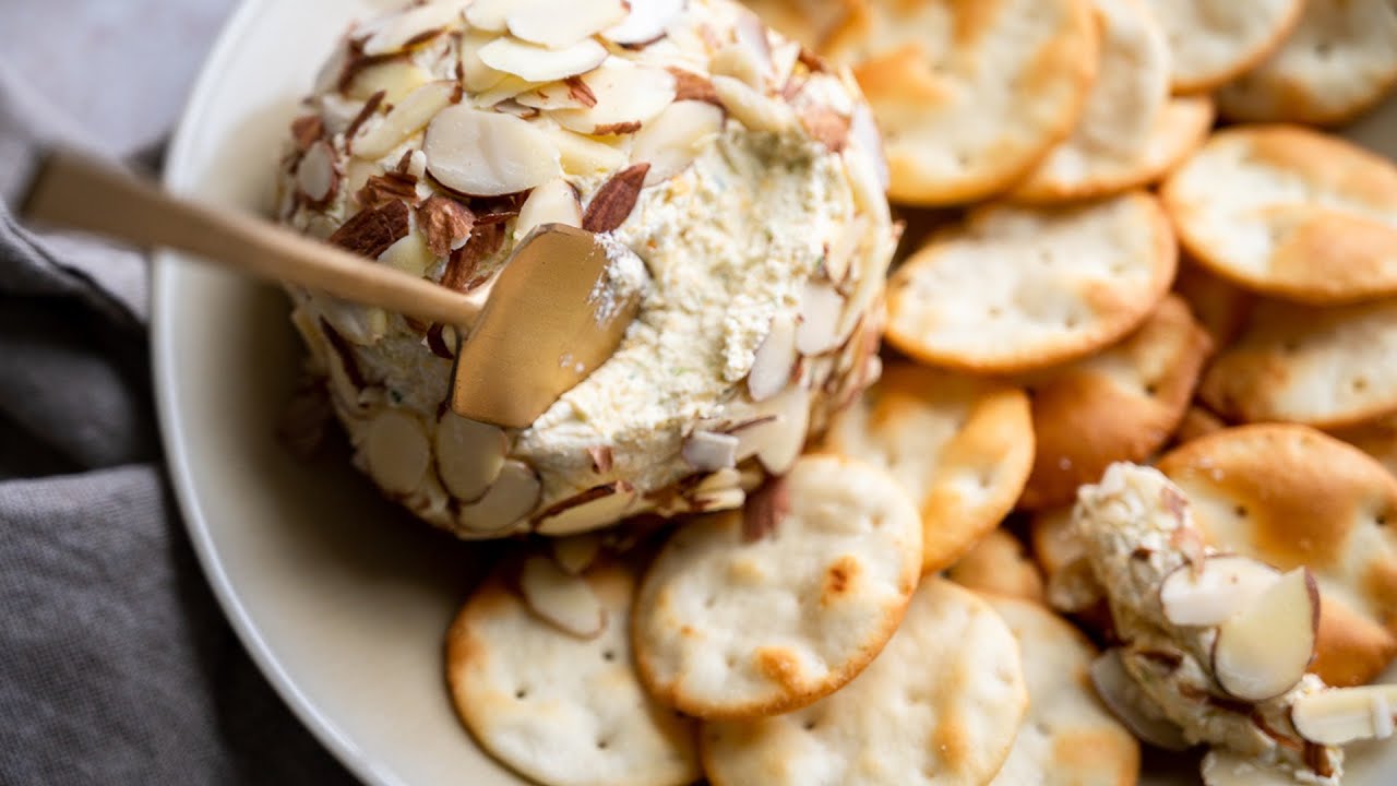 Classic Cheddar Cheese Ball Recipe - YouTube