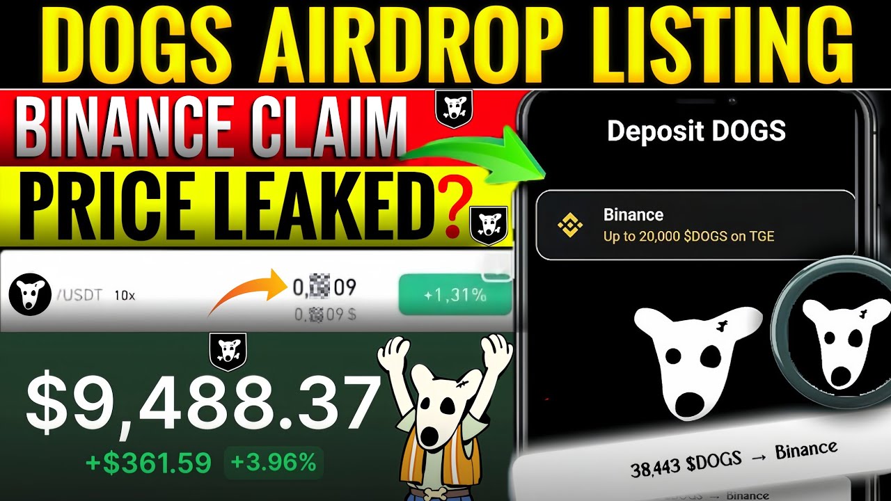 How To Transfer Dogs In Binance | Dogs Airdrop Binance Withdrawal ...