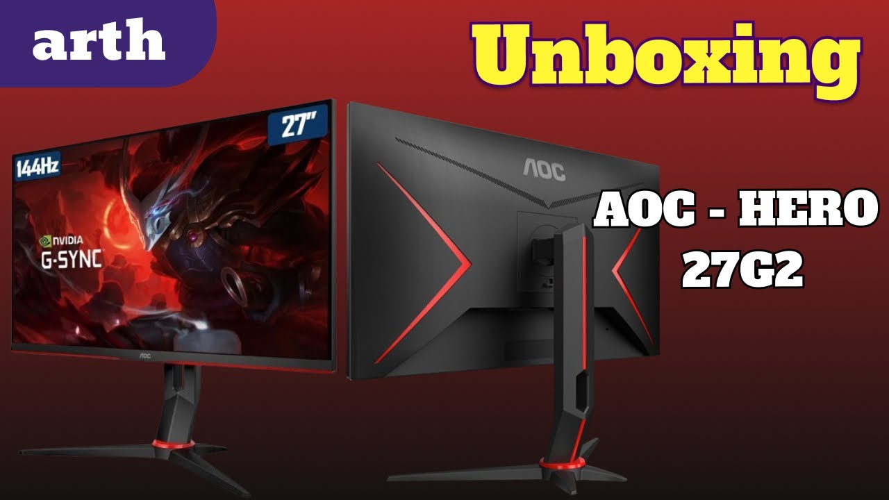 Unboxing - Monitor AOC Hero 27G2 - YouTube