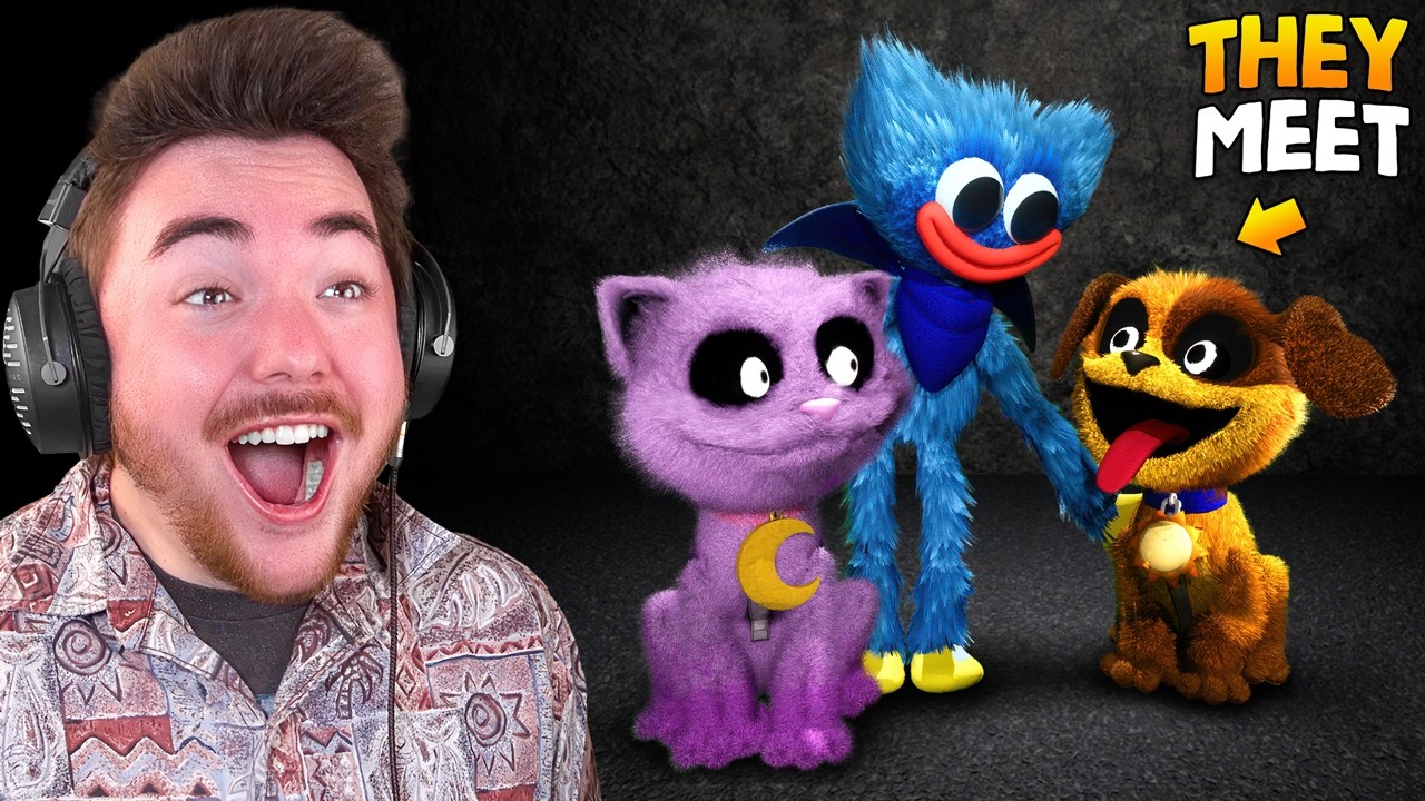 BABY HUGGY WUGGY MEETS THE OTHER BABIES... (are they friends?) | Poppy ...