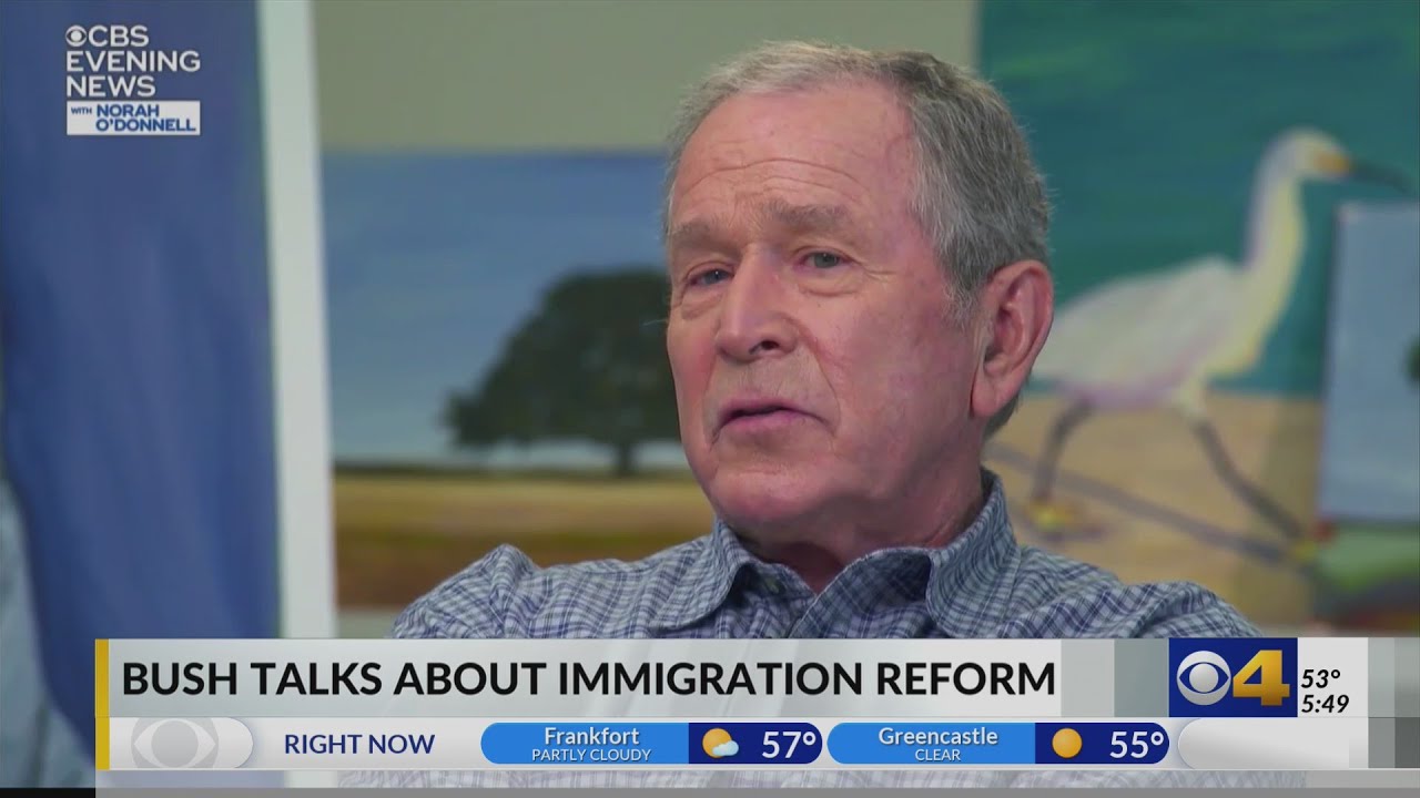 Former President Bush discusses immigration reform - YouTube