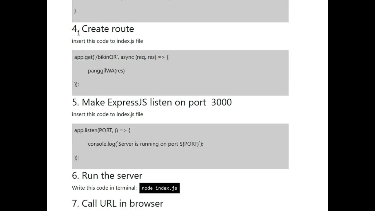 Displaying qrcode on website (whatsaap-web.js) - YouTube