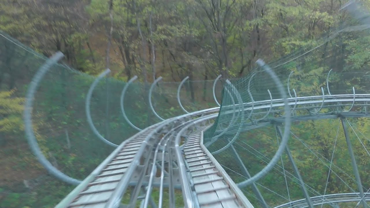 Sátoraljaújhely - Kalandpark (libegő és bob pálya) - YouTube