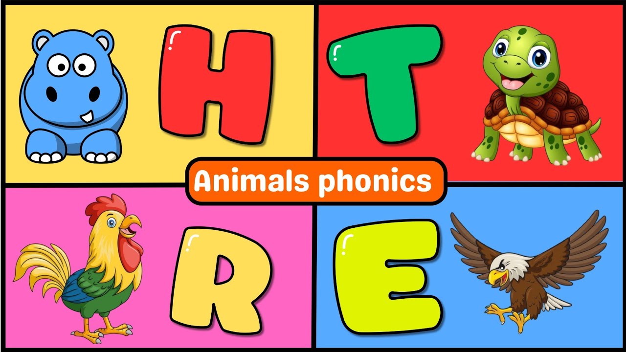 Animals Phonics song for kids | Alphabet Phonics For Kids| Alphabet ...