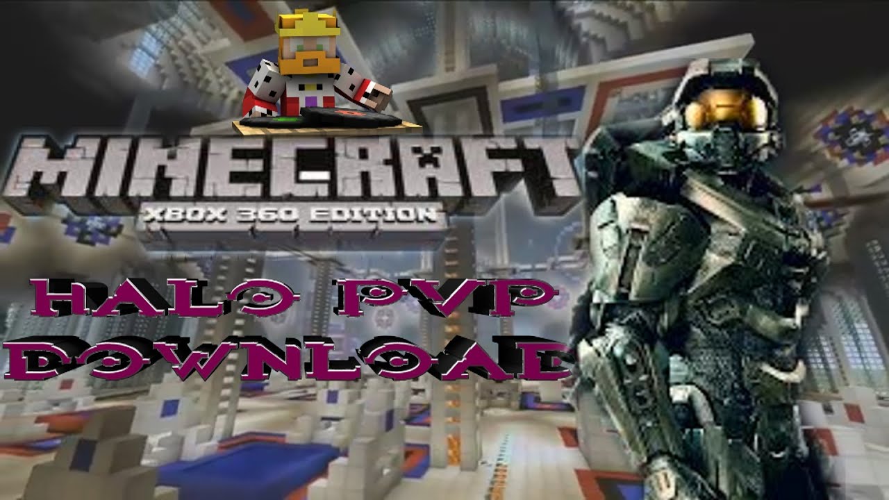 Minecraft 360 Halo PvP Map *DOWNLOAD* - YouTube