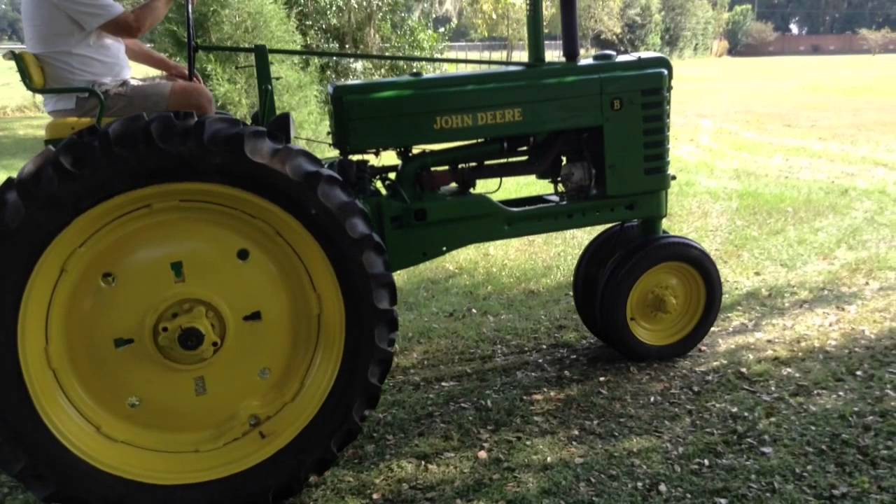 1951 John Deere Model B Tractor - YouTube