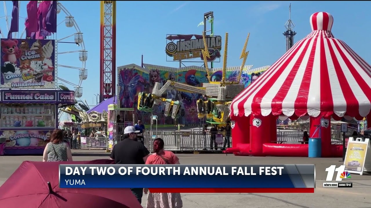 Locals attend second day of Fourth Annual Yuma County Fall Fest - YouTube