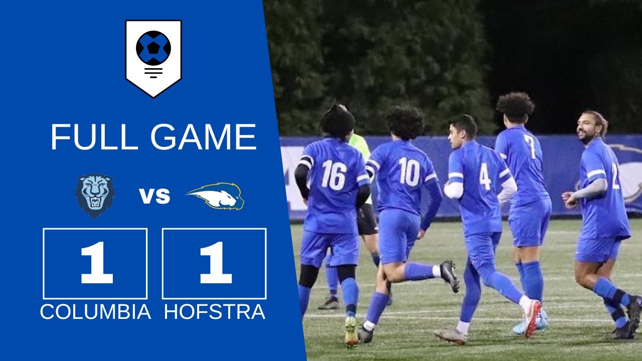 FULL GAME | Hofstra 1-1 Columbia | Men's Club Soccer | Fall 2022 - YouTube