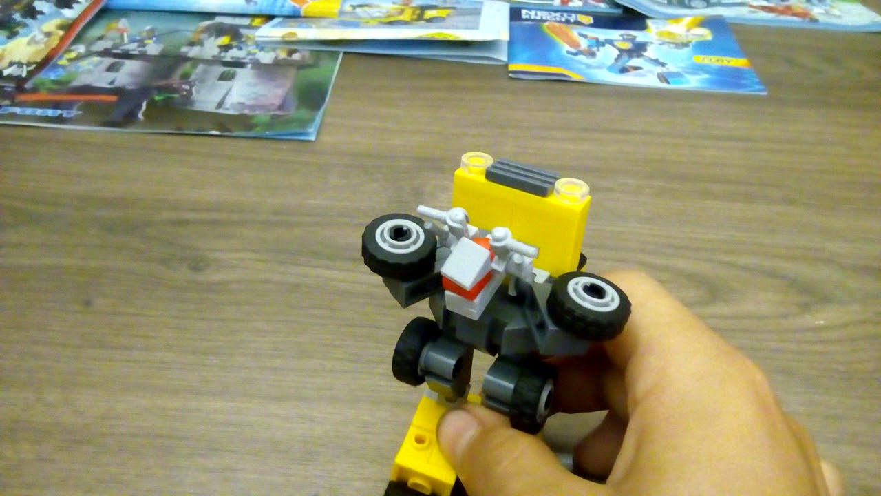 Lego mini jeep transformer_ - YouTube