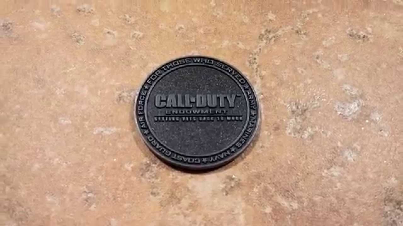 Call of duty challenge coin!!! - YouTube