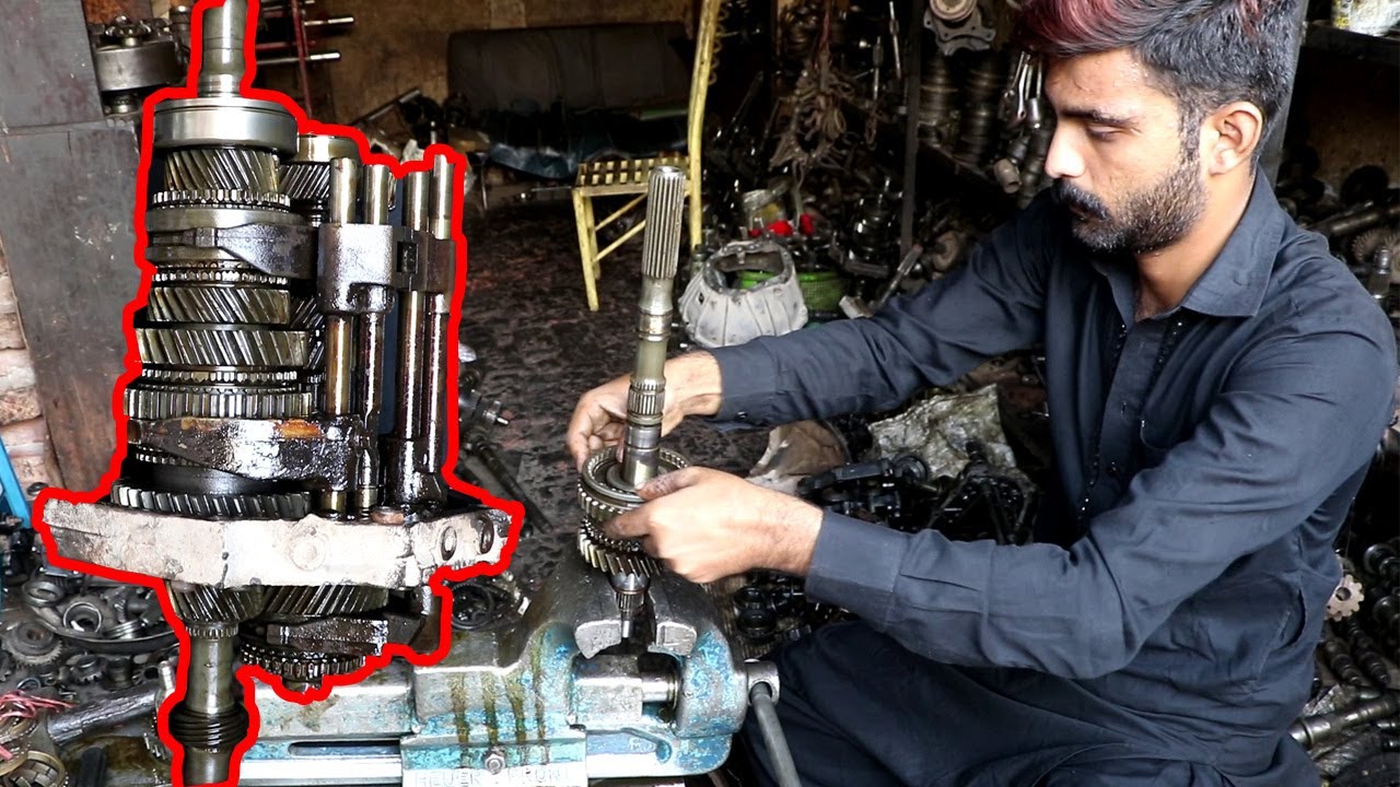 How to Repaire Toyota Hiace Van GEARBOX | Amazing Technique of ...
