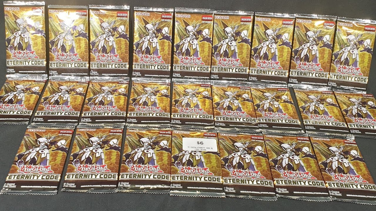 Unboxing: Yu-Gi-Oh Trading Card Game Eternity Code packs. - YouTube
