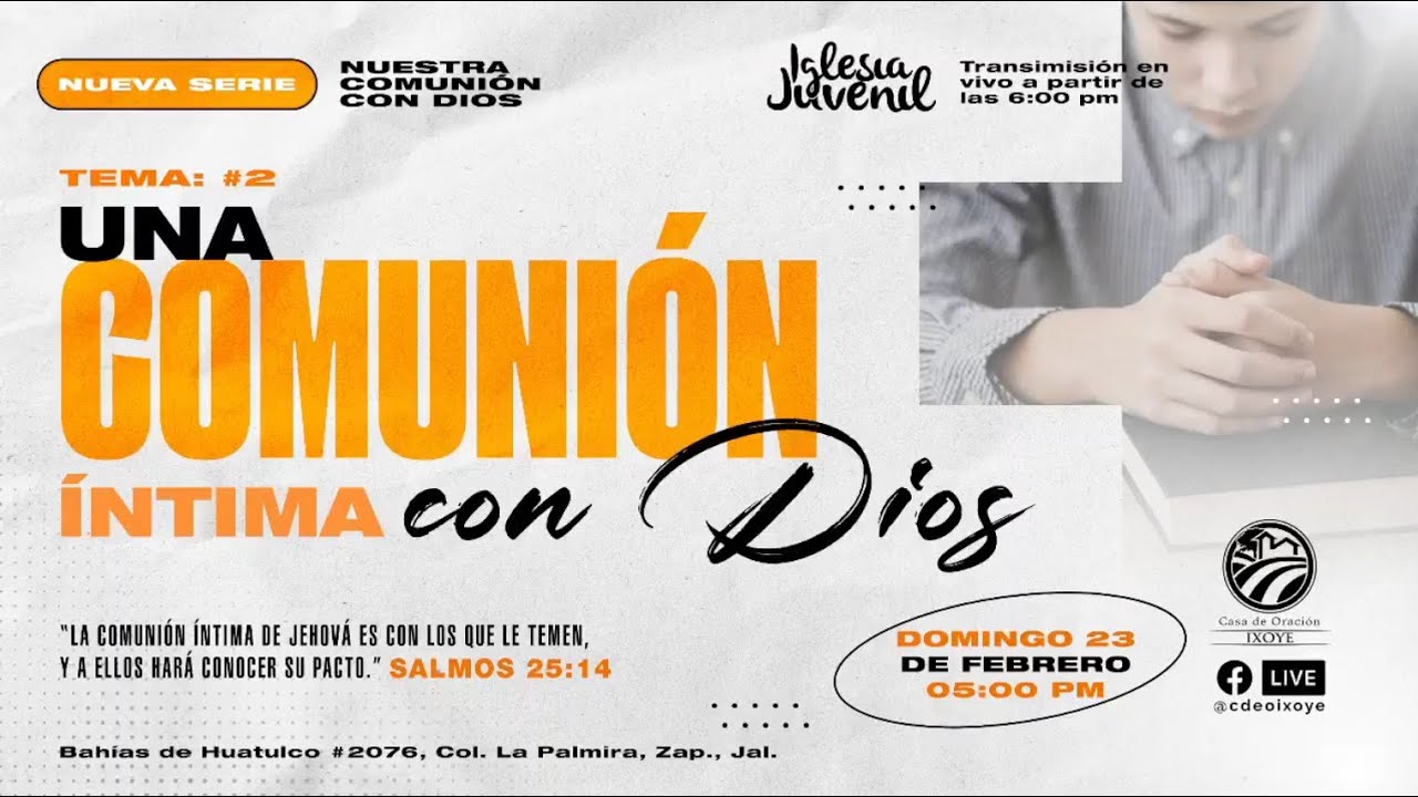 Tema 2 Una Comunion Intima con Dios - Hna. Evelin de Ramirez - YouTube
