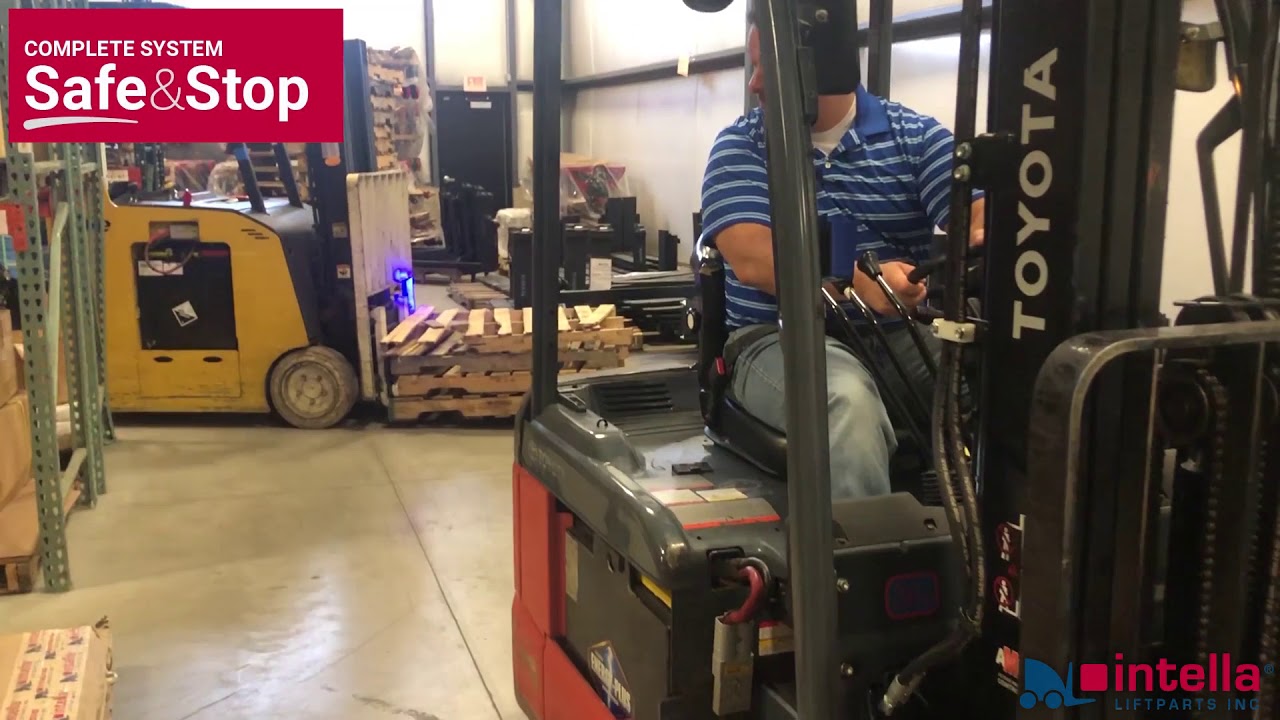 Stop forklift accidents: Safe&Stop system from Intella Parts | Made in ...