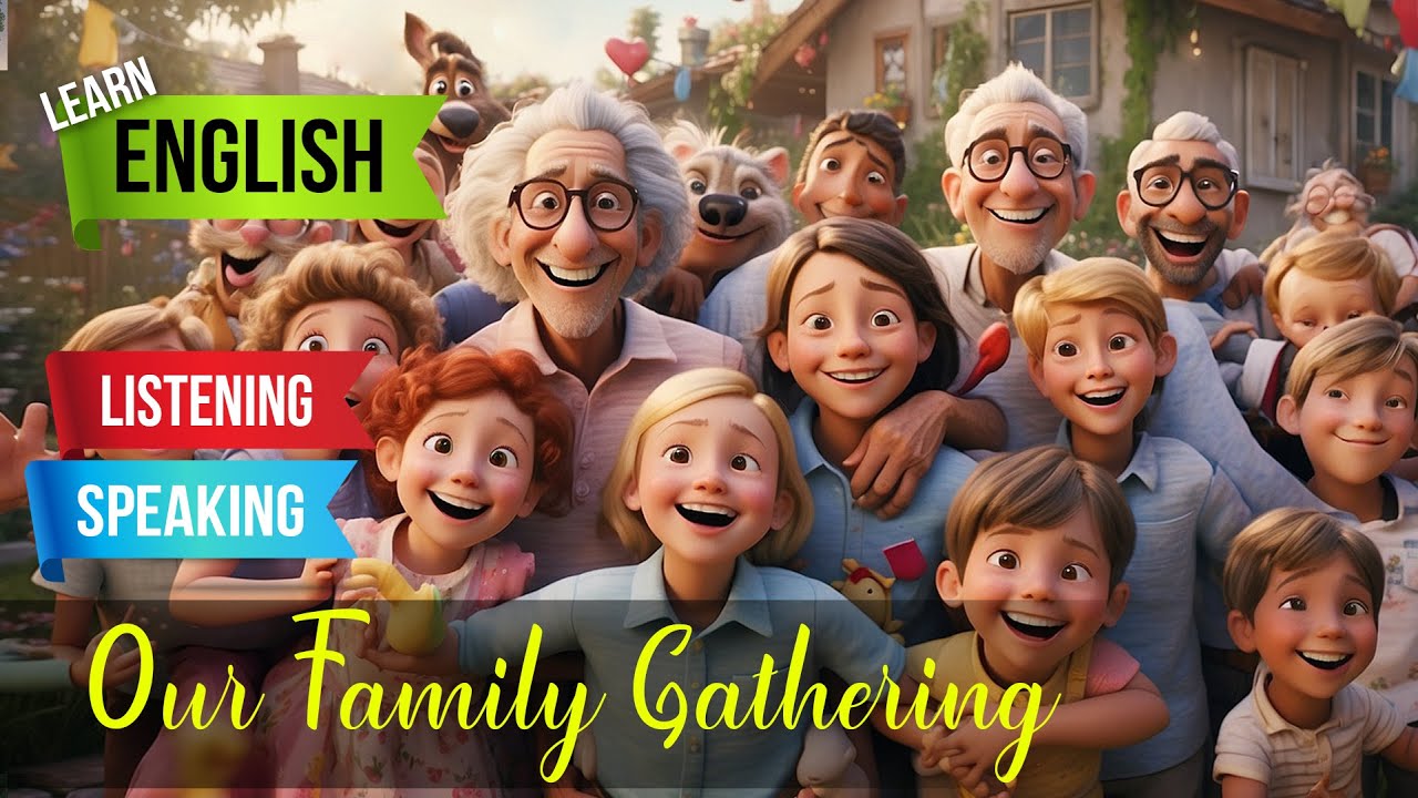 Our Family Gathering | English Listening Skills - Speaking Skills ...