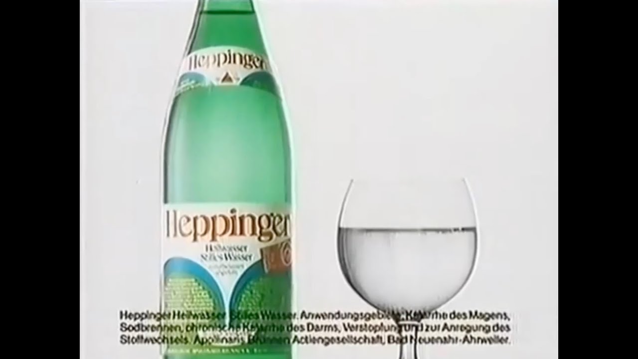 Heppinger Mineralwasser 1985 - YouTube