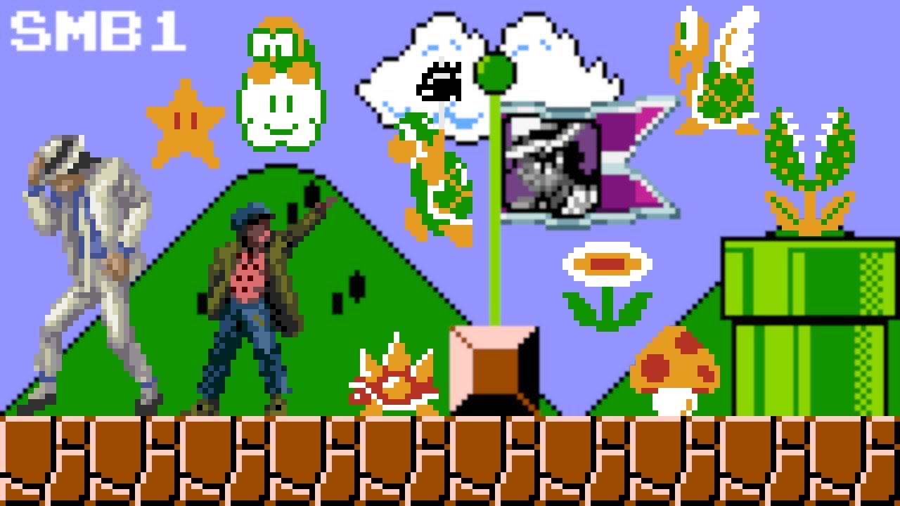 🍄 Michael Jackson in Super Mario Bros. 1 (Boll Deluxe 2.1.4). ᴴᴰ - YouTube