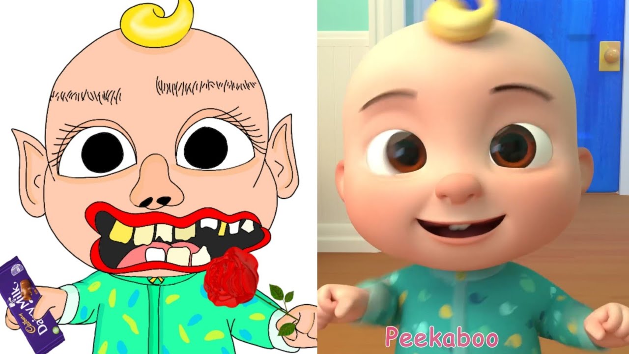 Peek A Boo Cocomelon 😂 Funny Drawing Meme | Nursery Rhymes | cartoon ...