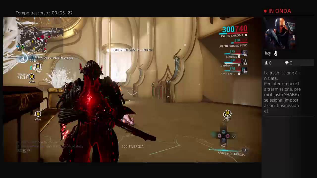 WARFRAME PS4-MOT SURVIVAL (ex Orokin t4) - YouTube