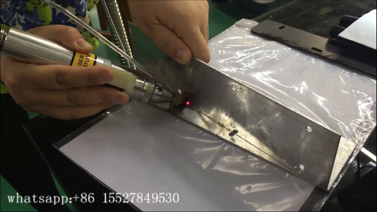Handheld laser welding machine for Aluminum metal welding - YouTube
